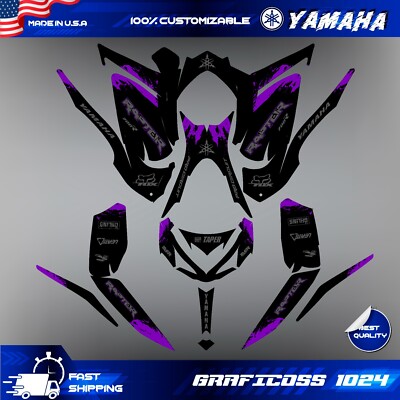 yamaha Raptor 700 700R graphics kit 2013 2018 2022 to 2023 decals ...