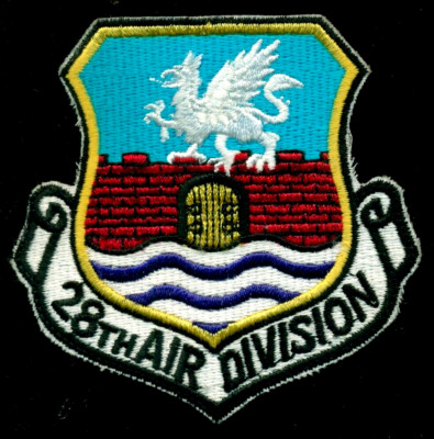 USAF 28th Air Division Patch J-17 | eBay