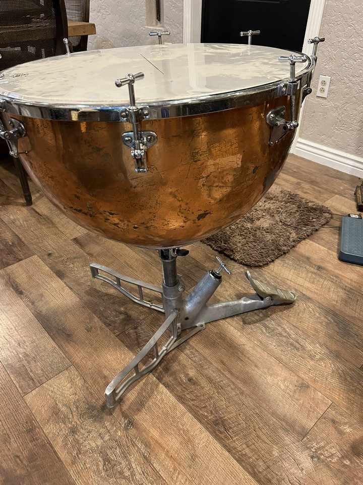 Pair Vintage Leedy & Ludwig Copper Kettle Timpani Drums | eBay
