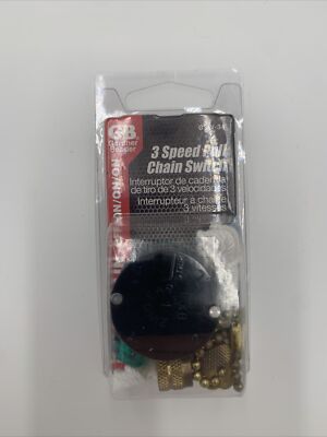 Gardner Bender GSW-34 3-Speed Pull Switch (SPTT) 6A 125V Off/On/On/On ...