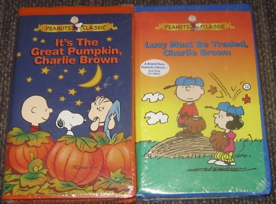 VHS Lot of 2 Peanuts Gang Classics - Lucy Must Be Traded & The Great ...