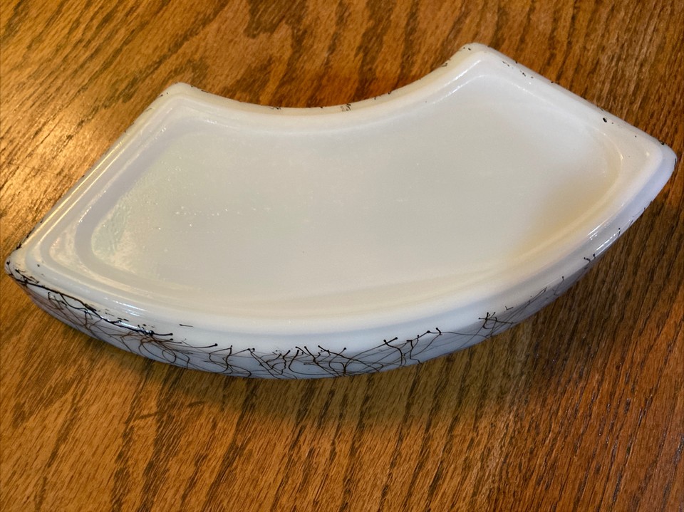 VINT. HAZEL ATLAS BLACK DRIZZLE STRING SPAGHETTI LAZY SUSAN REPLACEMENT ...