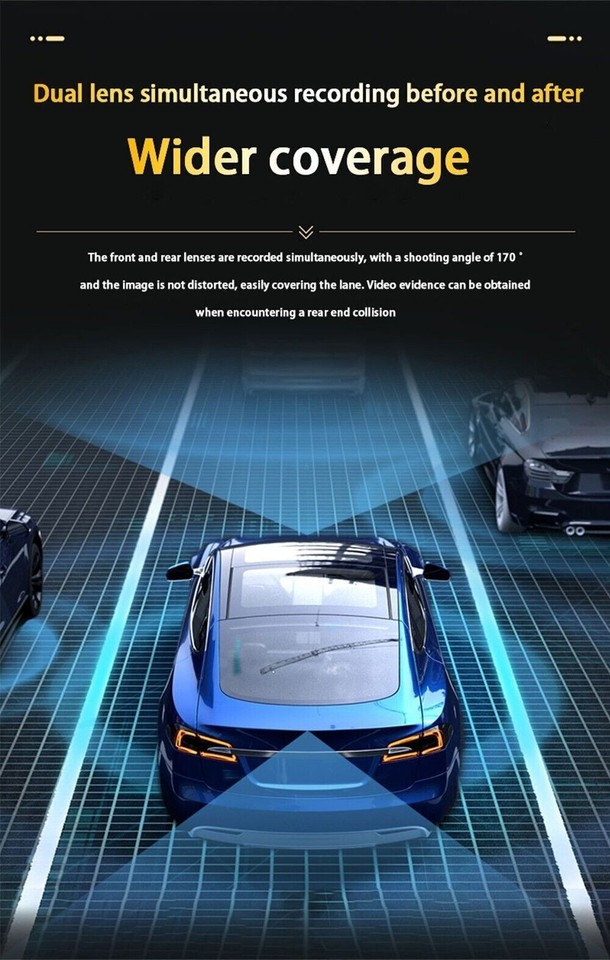 4K UHD Wifi DVR Dash Cam Camera for Trumpchi GAC Empow Dodge Attitude ...