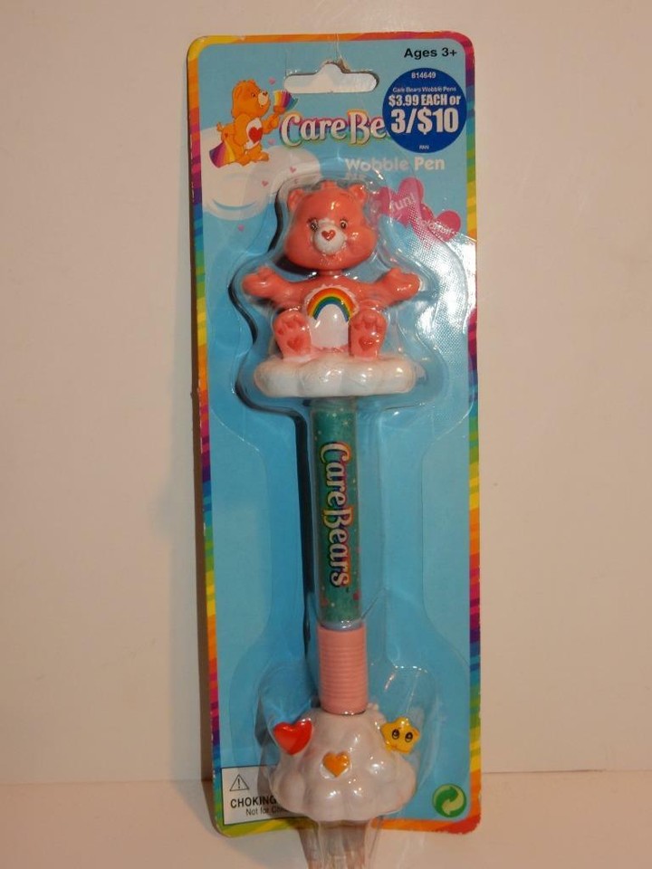 CARE BEARS CHEER BEAR RAINBOW WOBBLE PEN MOC mint on card | eBay