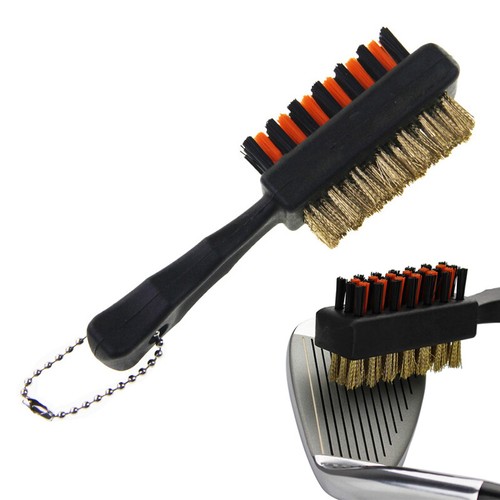 Golf Club Brush, Portable Metal Lightweight Nylon Brushes for Golf ...
