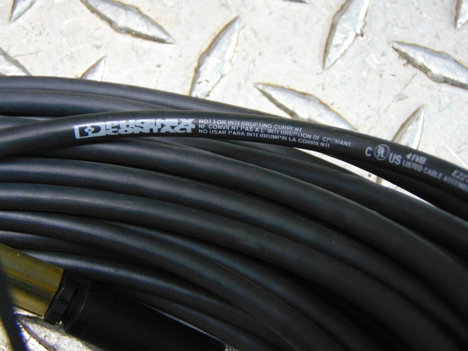 PHOENIX CONTACT E221474 CABLE 41VB 125VAC/DC 4AMP 4-PIN DUAL MALE ...