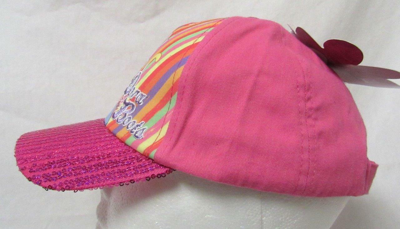 Dora the Explorer Toddler OSFM "Dora & Boots Glitter" Baseball Cap Hat ...