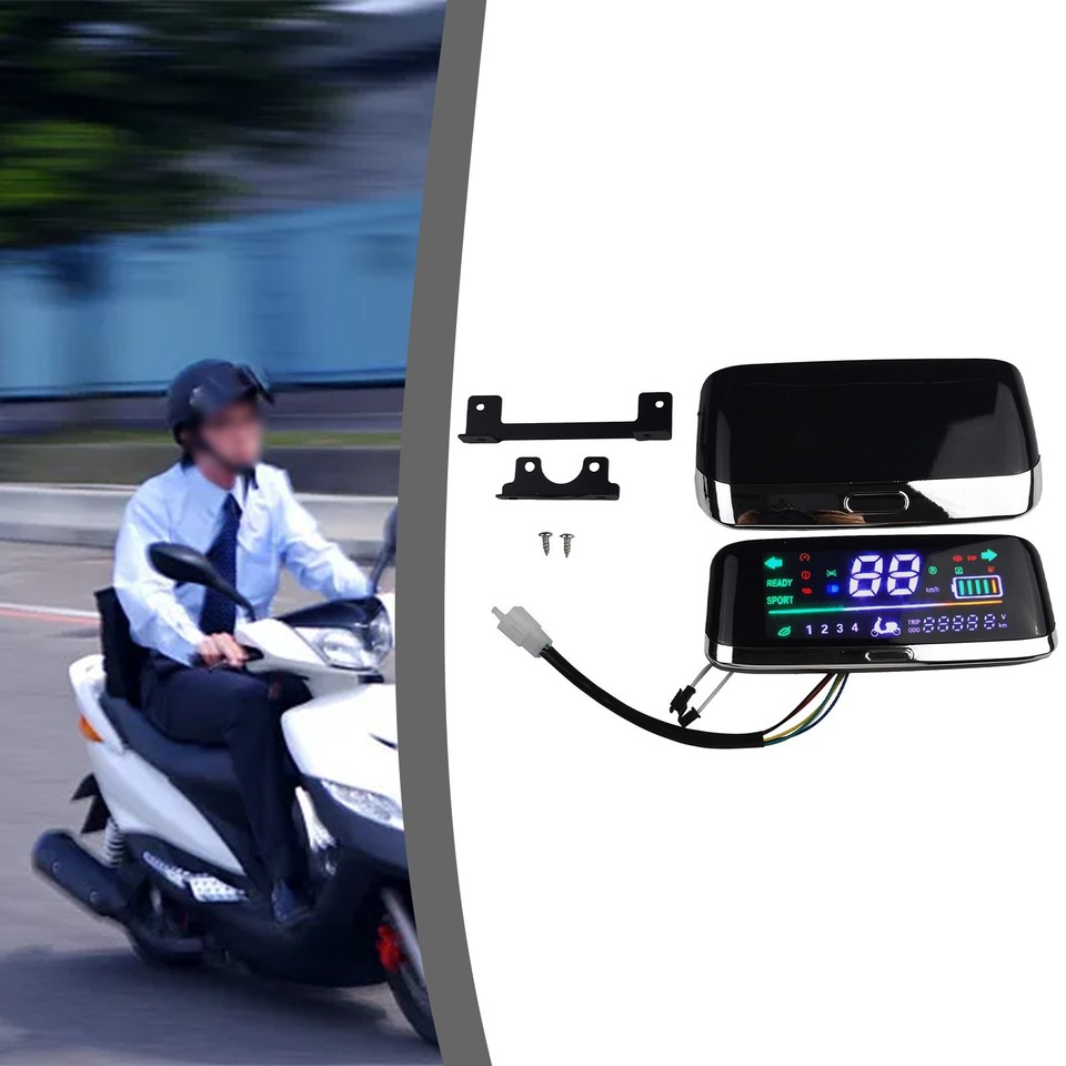 48-72V Scooter LCD Display Digit Display Electric LCD Scooter Practical ...
