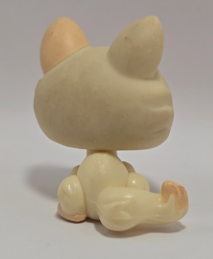 Littlest Pet Shop #848 Yellow Crouching Kitten Hasbro LPS | eBay