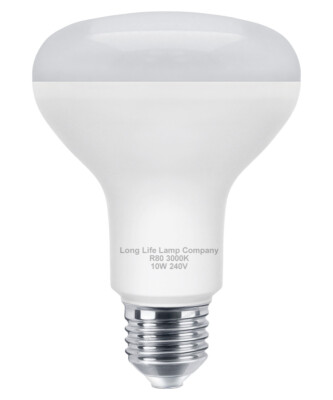 R80 LED 10W E27 Replacement for Reflector R80 Light Bulb warm white 900 ...