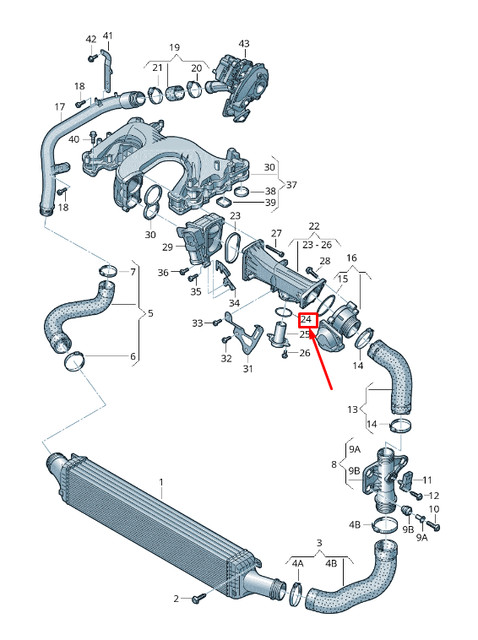 Volkswagen 059131815 Genuine OEM Pressure Pipe Seal for sale online | eBay