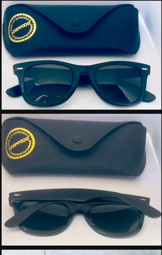 1960's VINTAGE B&L RAY-BAN L2008 BLACK G15 UV WAYFARERS 5022 SUNGLASSES ...