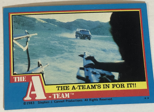 The A-Team Trading Card 1983 #30 A-Team’s In For It | eBay