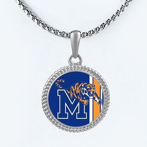 Memphis Tigers Mens Womens 20" Lnk Chain Pendant Necklace w Gift Pkg ...