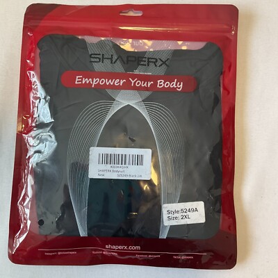 Shaperx Bodysuit Womens Size 2XL Black Style 5249A | eBay
