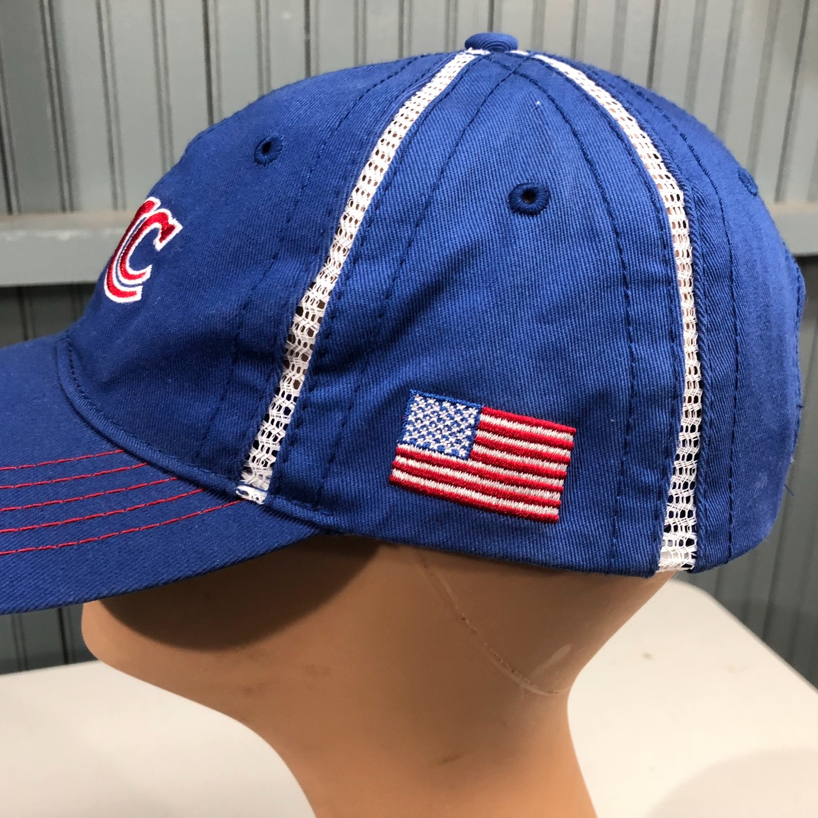 GMC General Motors Automotive US Flag Patriotic Adjustable Baseball Cap ...