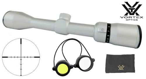 Vortex Diamondback 4-12x40 SATIN SILVER Cerakote Rifle Scope (Dead-Hold ...