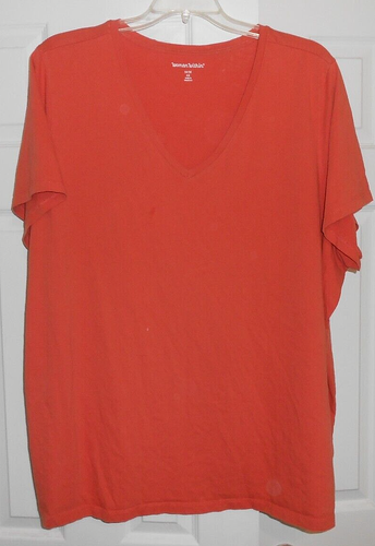 WOMAN WITHIN ORANGE RUST COLORED WOMEN'S TOP SIZE 4X (34/36) | eBay