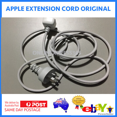 Genuine Power Extension Cable Cord Apple MacBook Pro Air AC Wall ...