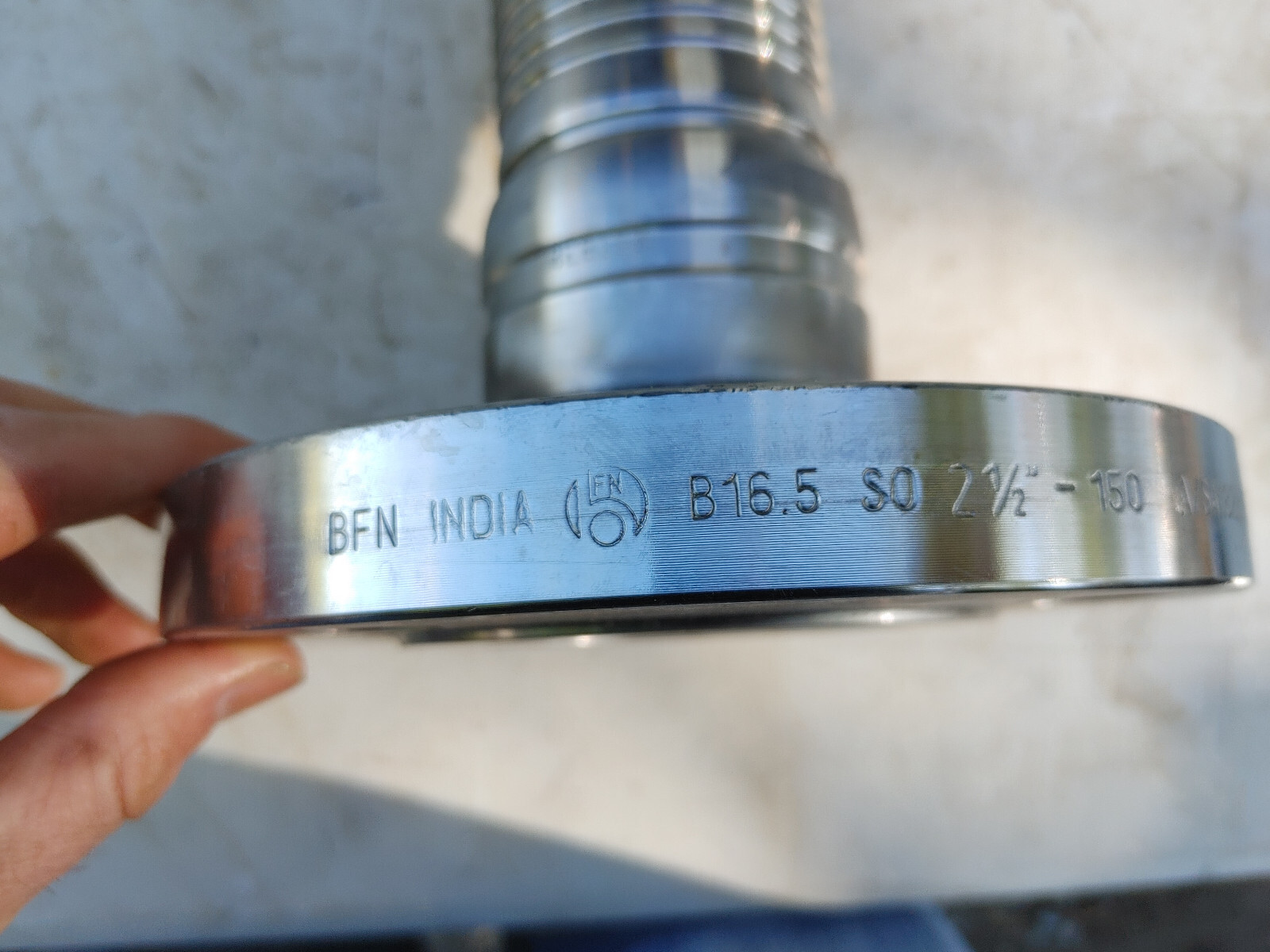 BFN B16.5 SO 2 1/2-150 A/SA182 F316/316L CL585 Tube Line Flange ...