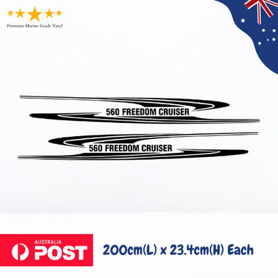Quintrex Boats 560 Freedom Cruiser Kit Decal Boat Stickers Marine Vinyl ...