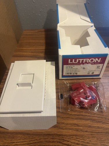 Lutron NTF-10-WH, Single Pole Slide Dimmer | eBay