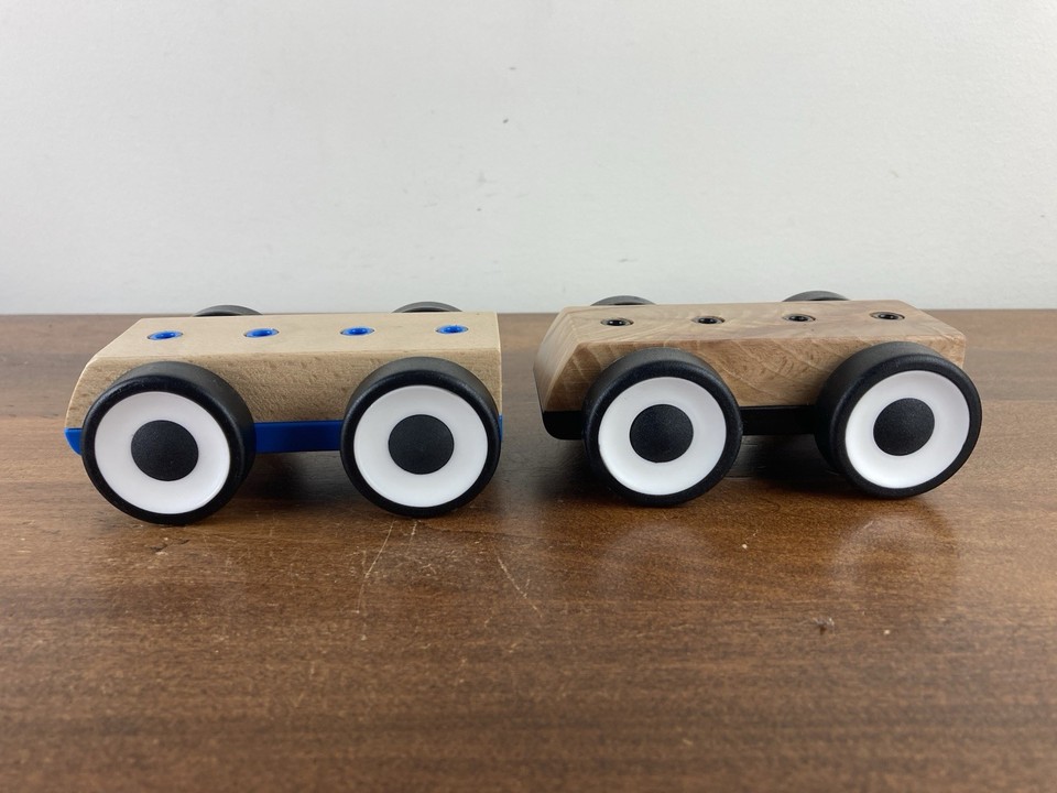 IKEA LILLABO series Bundle Of 2 Wooden Cars Black Blue | eBay