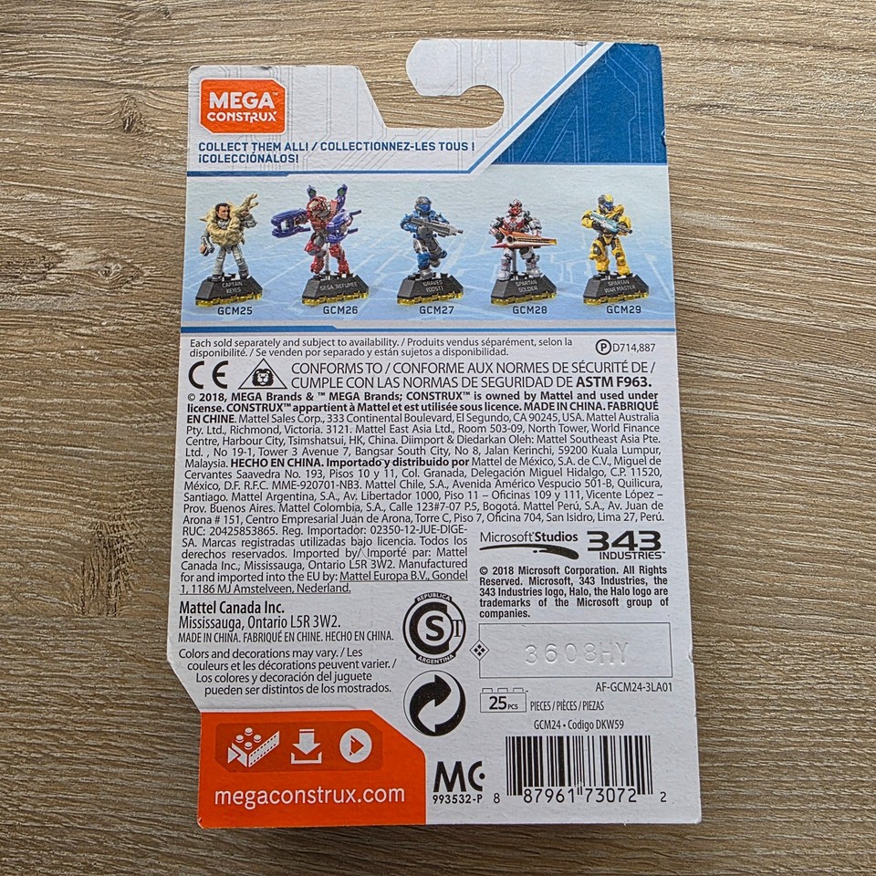 MEGA Construx Halo Heroes SPARTAN JORGE 052 (SERIES 9) UNOPENED (NIB ...