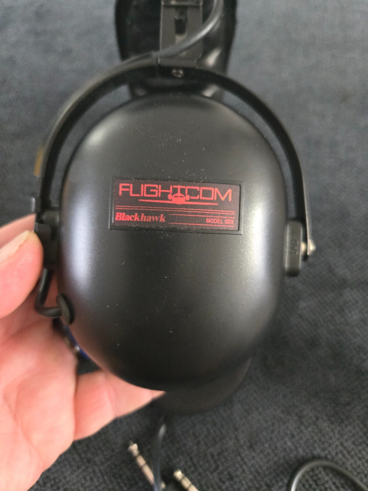 Blackhawk DSP Flightcom Model 5DX Aviation Pilot Headset | eBay