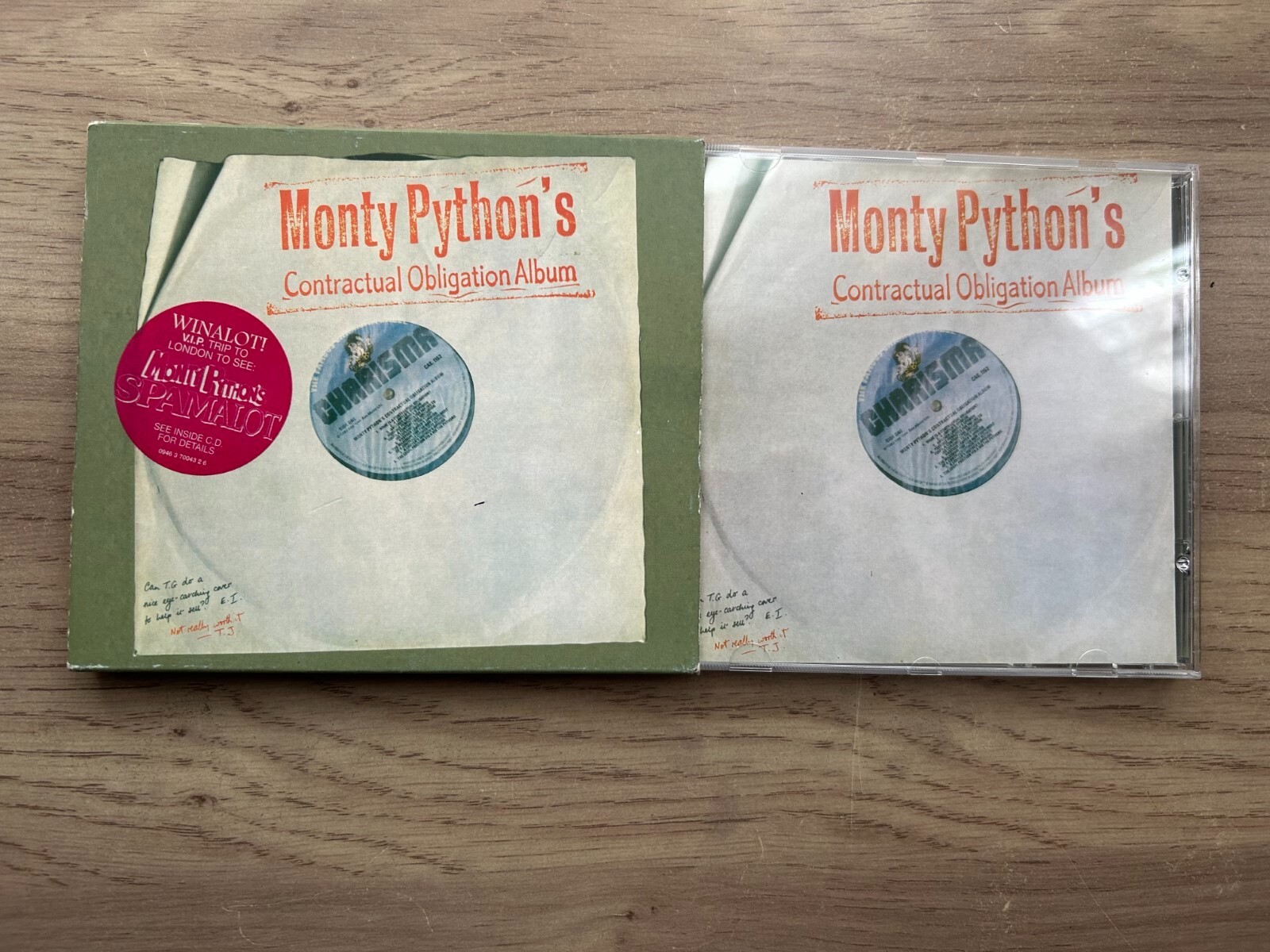 CD Monty Python's Contractual Obligation Album (Original Soundtrack, 2006) 94637004821 | eBay