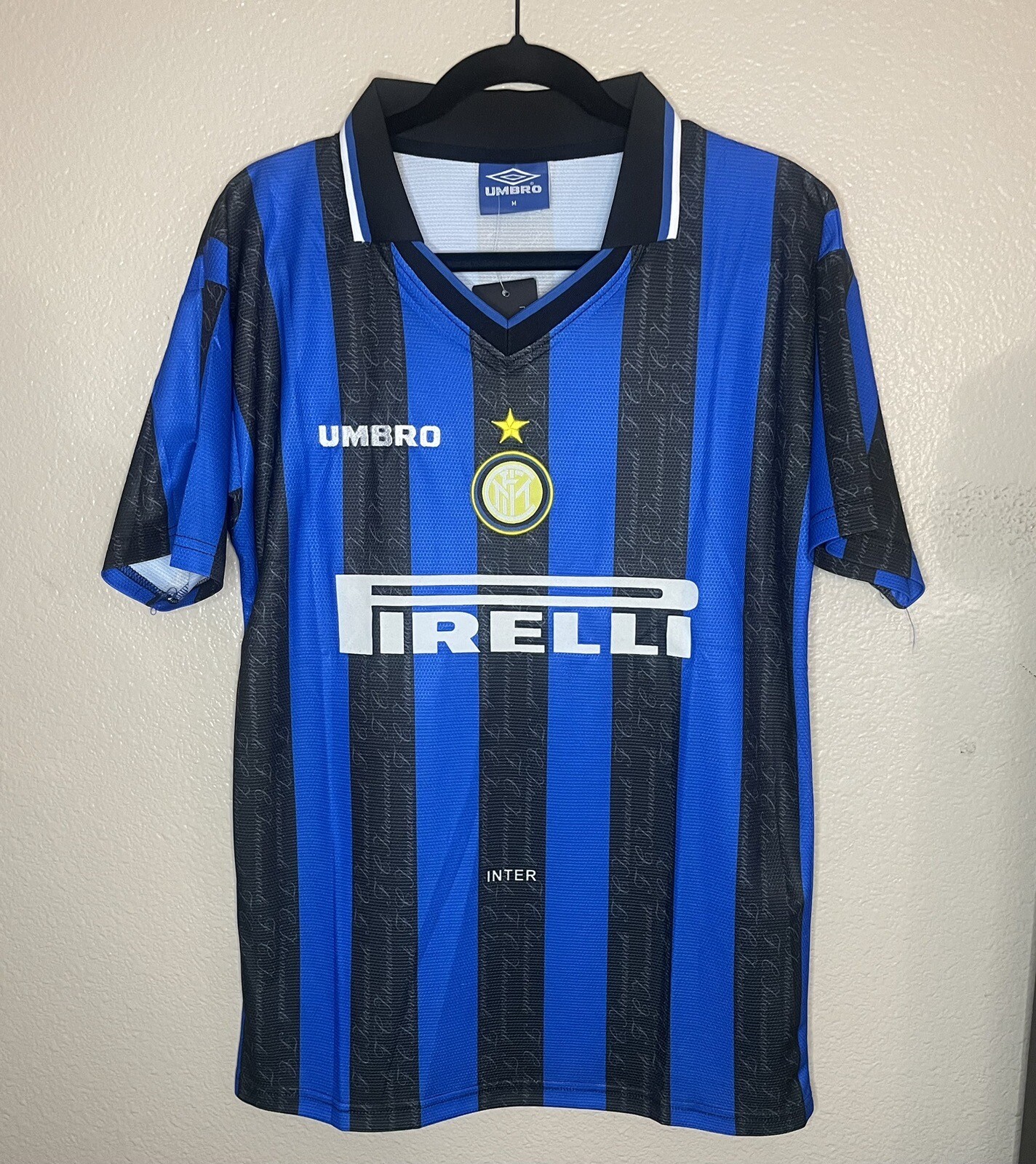 Retro R9 Inter Milan Ronaldo Nazario 97-1998 RARE #10 Jersey Men’s ...