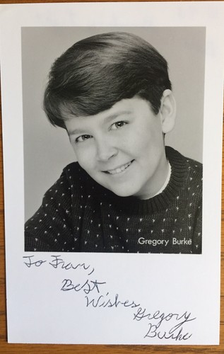 Gregory Burke Signed Inscribed Young Photo 4X6 Soap The Guiding Light ...