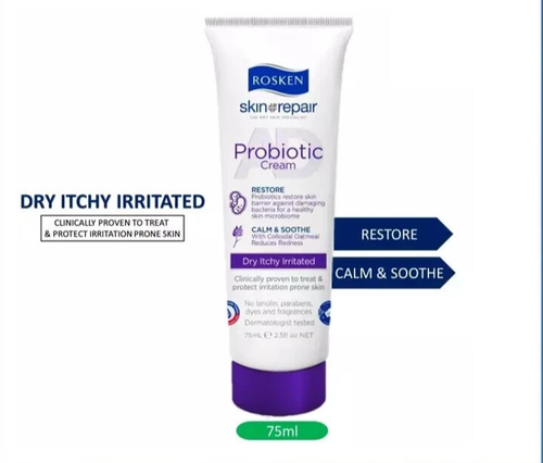 12x 75ml Rosken Skin Repair Biomex Probiotic for Eczema Prone Skin (Exp ...