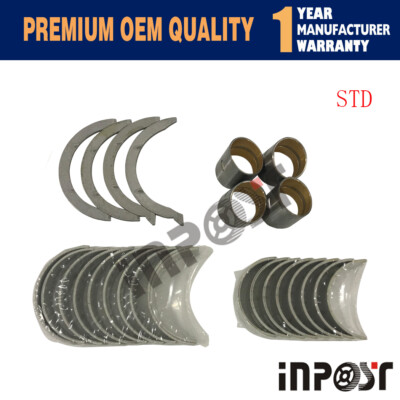4M40 Piston Rings Set 4M40 Engine Bearing Kit + Piston Rings - STD Size ...