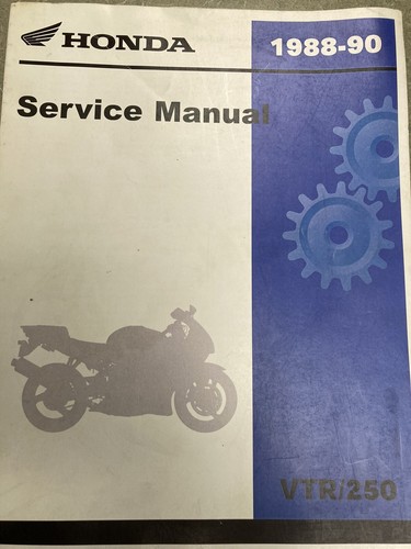 1988-1990 Honda VTR250 Interceptir Service Manual : 61KV002 | eBay