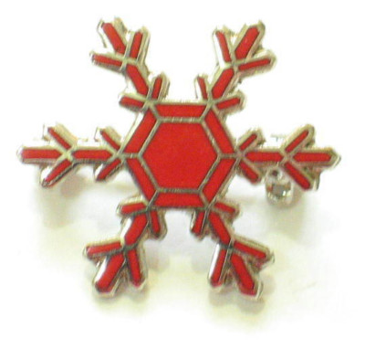 Snowflake Ski Pin | eBay
