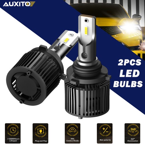 9006 LED Headlights Square Lamp 21000LM Car LED Headlight Globe Bulb ...