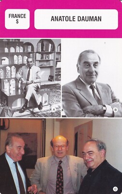 FICHE CINEMA : PRODUCTEURS - ANATOLE DAUMAN | eBay