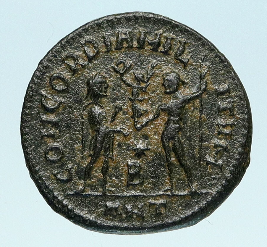 DIOCLETIAN 296AD Authentic Genuine Ancient Roman Coin JUPITER ZEUS ...