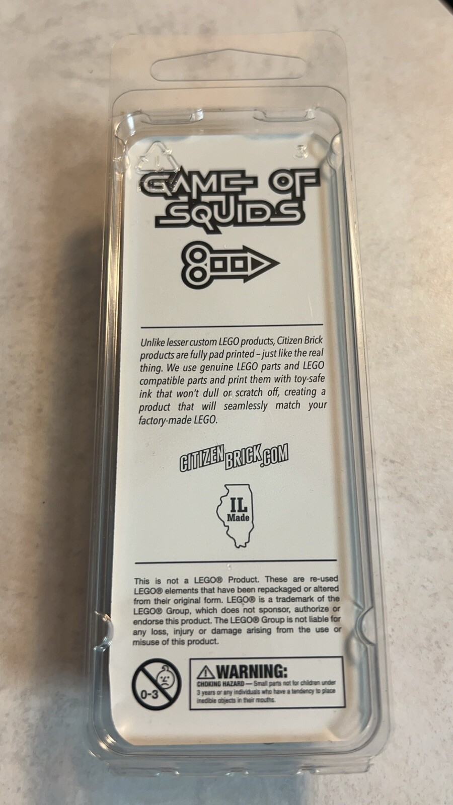 Citizen Brick Custom Squid Game LEGO Minifigure (Game Of Squids Referee ...