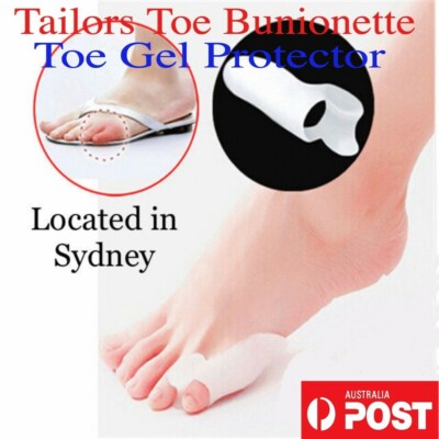 Silicone Gel Tailor's Bunion Protector Little Toe Separators Bunionette ...