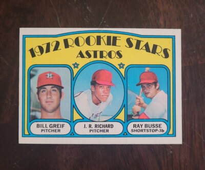 1972 Topps J.R. Richard/Ray Busse/Bill Greig RC #101 Houston Astros ...