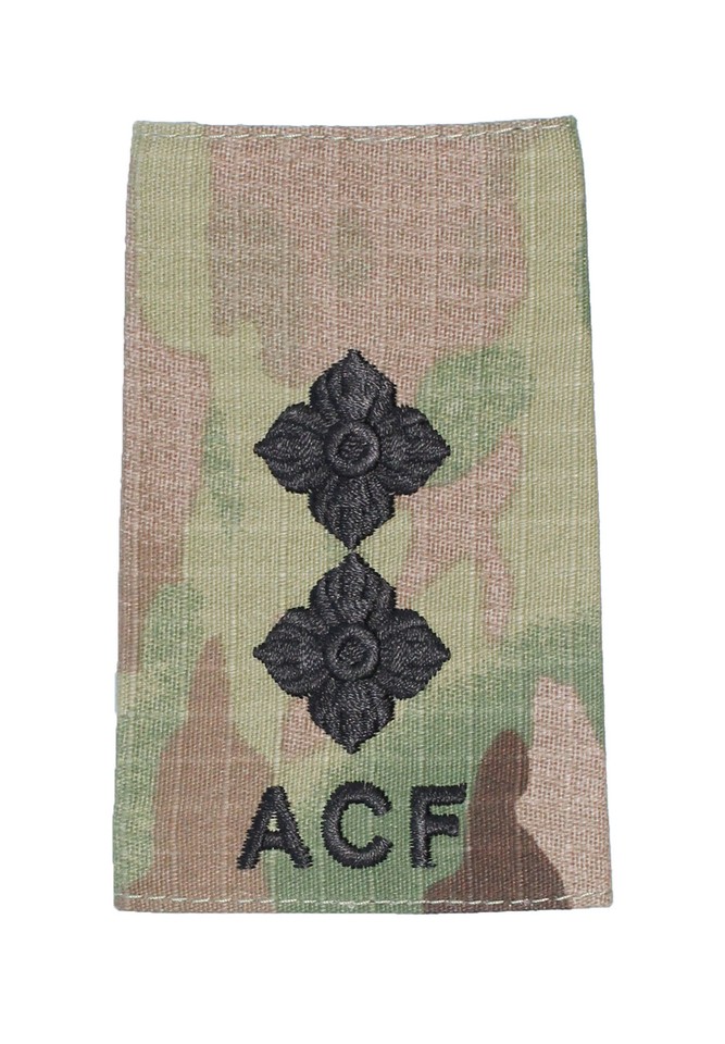 All Ranks Black on Multicam / MTP ACF Rank Slide ( Cadets Army Cadet ...