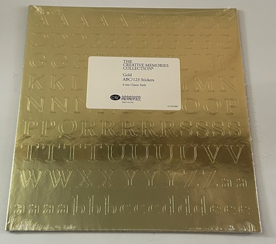 New Creative Memories ABC/123 Stickers Gold Classic Style 6 Sets | eBay