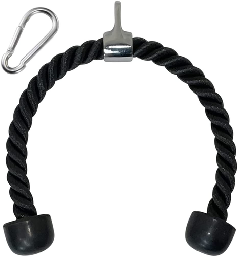 Lat Bicep Tricep Ropes Pull Down Rope Cable Attachment Handle Gym ...