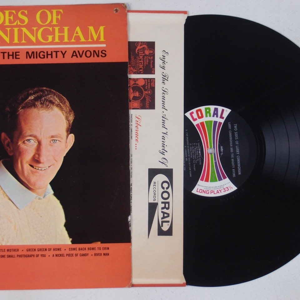 LARRY CUNNINGHAM & MIGHTY AVONS: Two Sides USA CORAL Orig VINYL LP ...