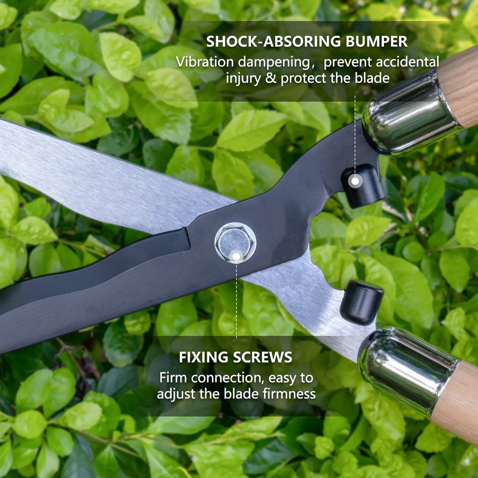 Garden Hedge Shears,19.88''Heavy Duty Pruning Shear for Trimming ...