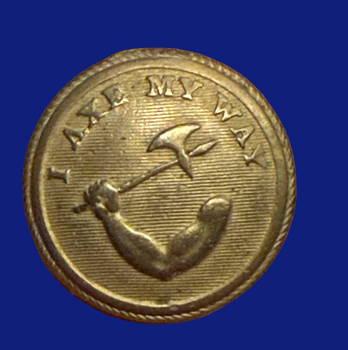 Rare Pre Civil War Political Campaign Uniform Button I AXE MY WAY ...