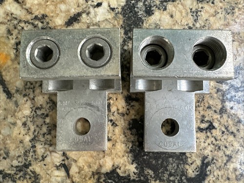CMC 2AB 600 MCM 2 CU9AL Double Landing Lug Terminal Lug LOT Of 2 | eBay
