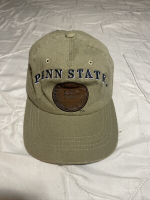 Vintage Penn State Nittany Lions Beige Strap Back Cap Lee Sport | eBay